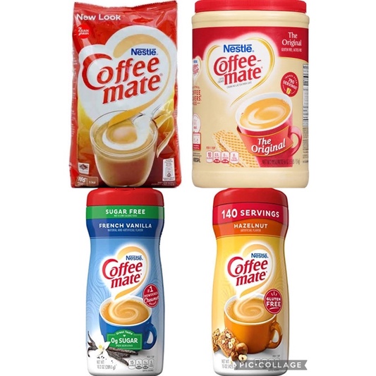 Imported Nestle Coffee Mate, Pouch or Canister (Original, French ...