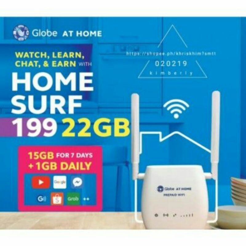 globe At home prepaid WIFI full Admin with free 10Gb | Shopee Philippines