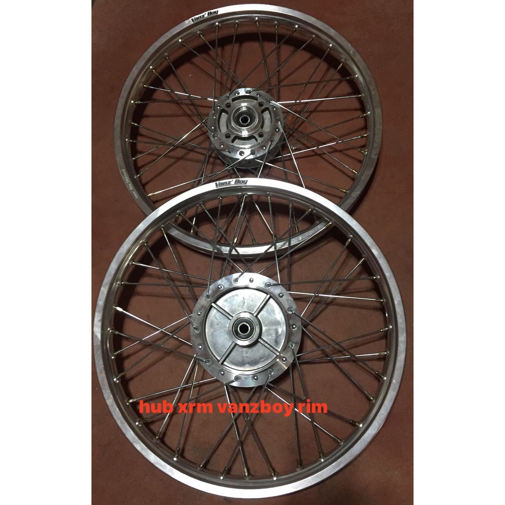 RIM SET XRMWAVE(DISC BRAKE)(VANZBOY RIM)(TAKASAGO RAYUS) | Shopee ...