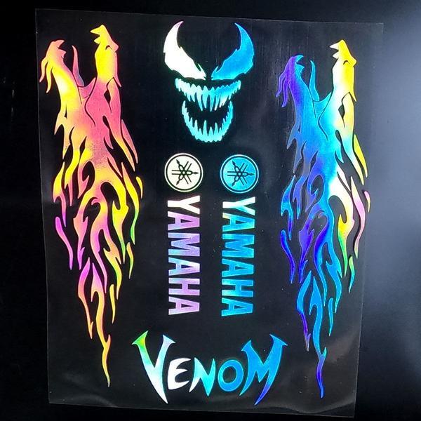 Venom Motorcycle Stickers Yamaha Scooter Stickers Electric Vehicle ...