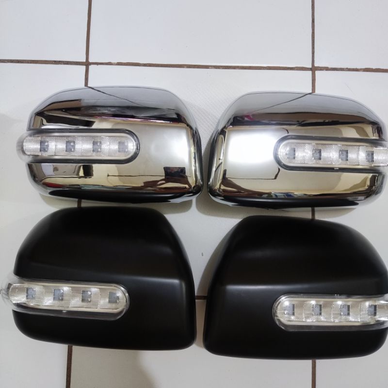High Quality Side Mirror Cover Chrome Matte Black Toyota Wigo 2012 to ...