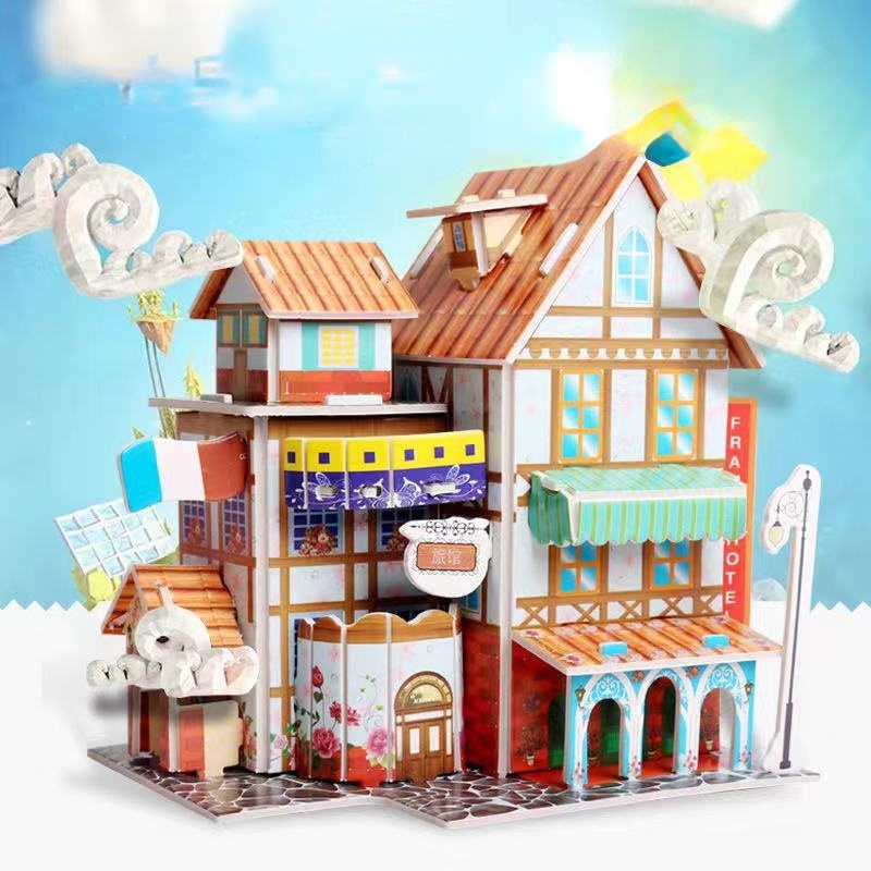 Children's DIY Paper 3D Hand-made Puzzle Jigsaw Puzzle | Shopee Philippines