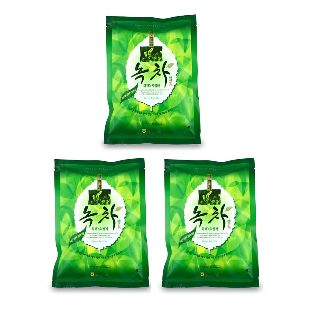Hwagae Nonghyup Green Tea Jelly 300g / Sweets Candy Snack Nokcha / from ...