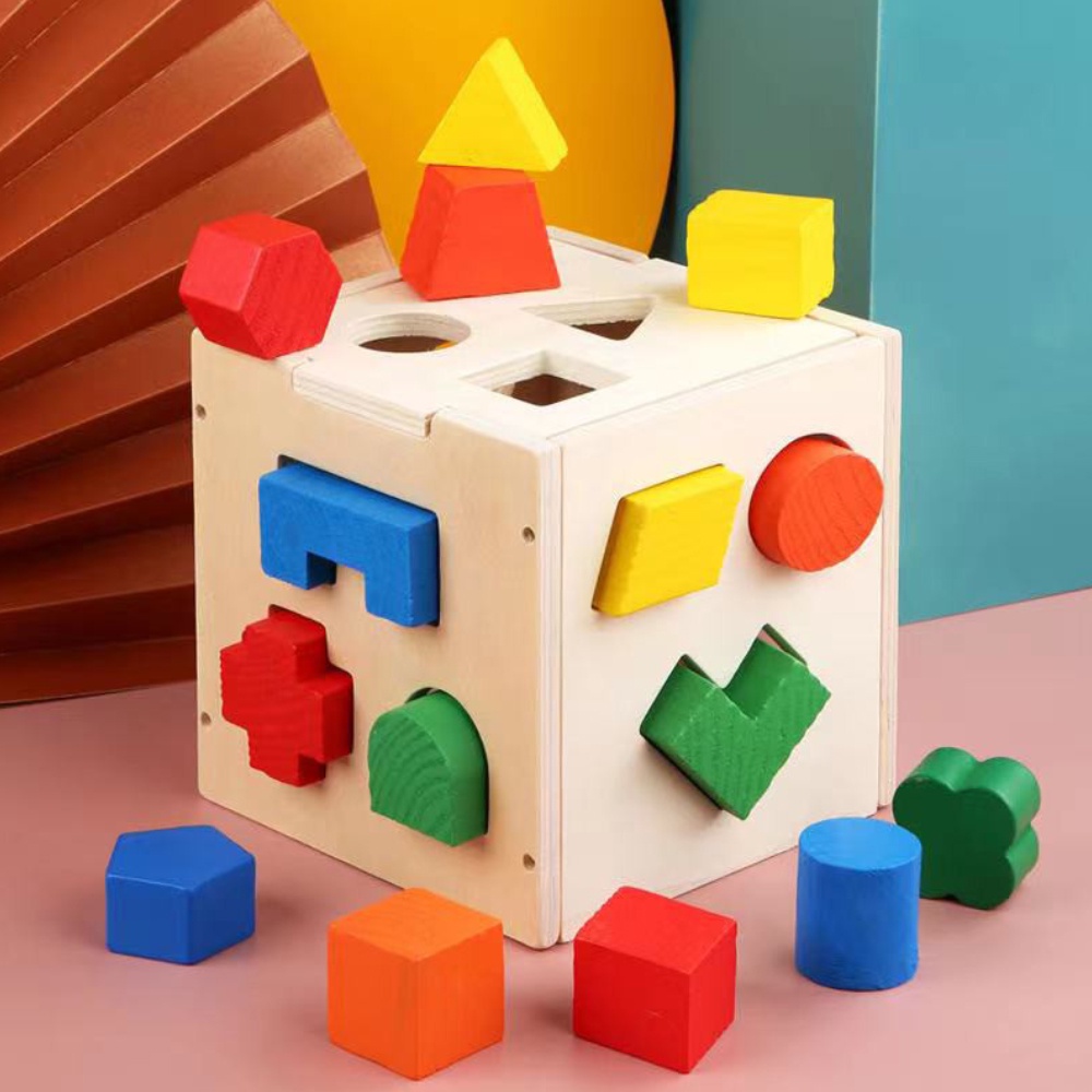 Intelligence Box Shape Intelligence Box Wooden Toy | Shopee Philippines