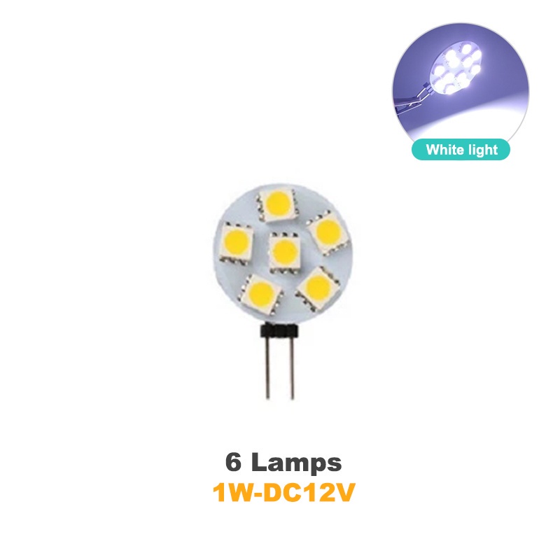 AC12V LED G4 Round Spotlight Bulb 2W 3W 5730 15/24leds No Flicker Range ...