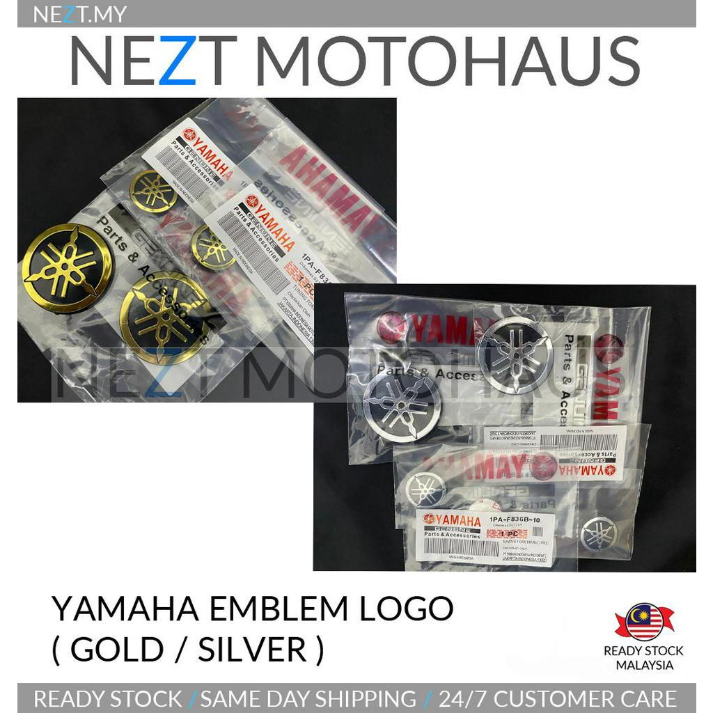 Yamaha Y15 V1 V2 emblem Logo Yamaha Set Gold / Silver | Shopee Philippines