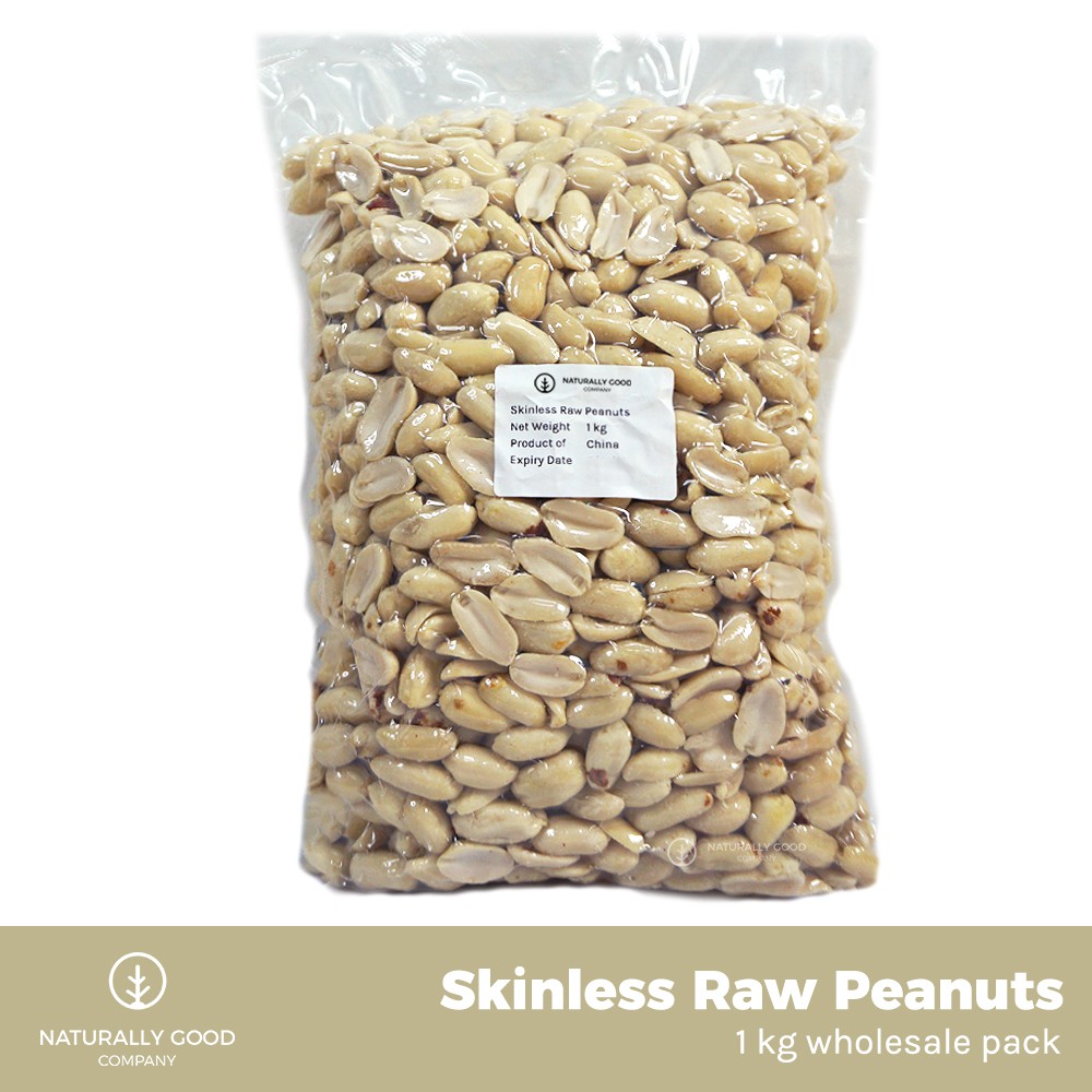 Skinless Raw Peanuts (1 kg wholesale pack) Mani | Shopee Philippines