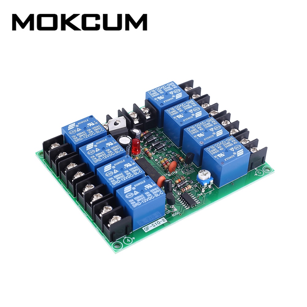 AC DC 12V 10A 8-Channel 8CH Power Time Sequence Board 0.2-4s Adjustable ...