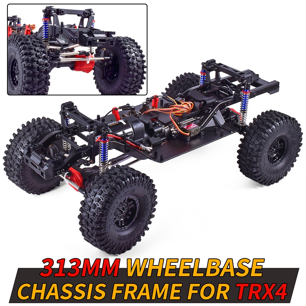 RC 313mm 2-Speed Transmission Chassis Frame+Motor AUSTARHOBBY ...