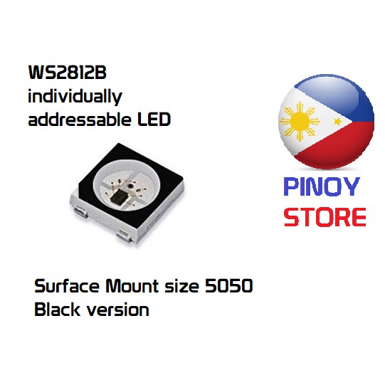 Ws2812b Individually Addressable Rgb Led Surface Mount Smd 5050 Neopixel Fastled Arduino 