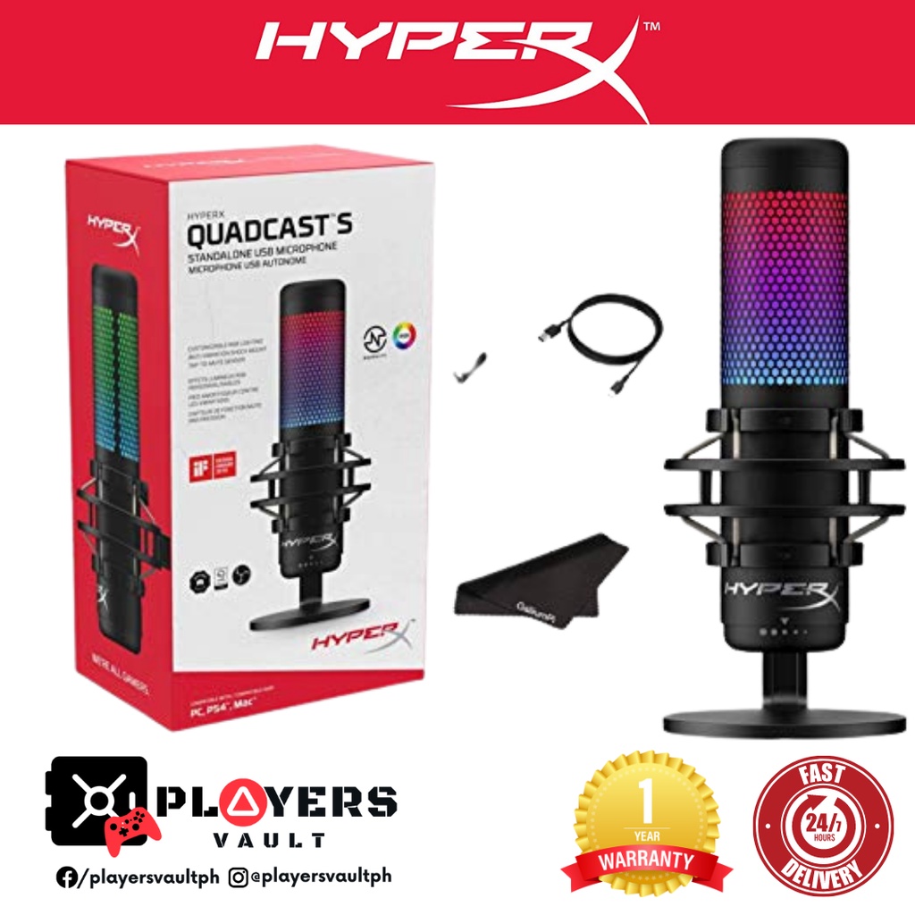 Hyper X Quad Cast S RGB | Shopee Philippines