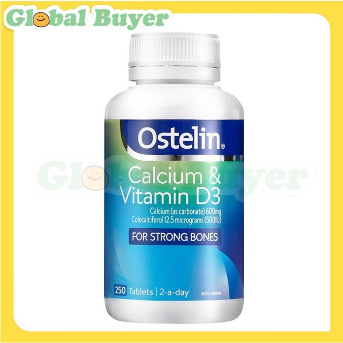 Ostelin Vitamin D Calcium 250 Tablets | Shopee Philippines