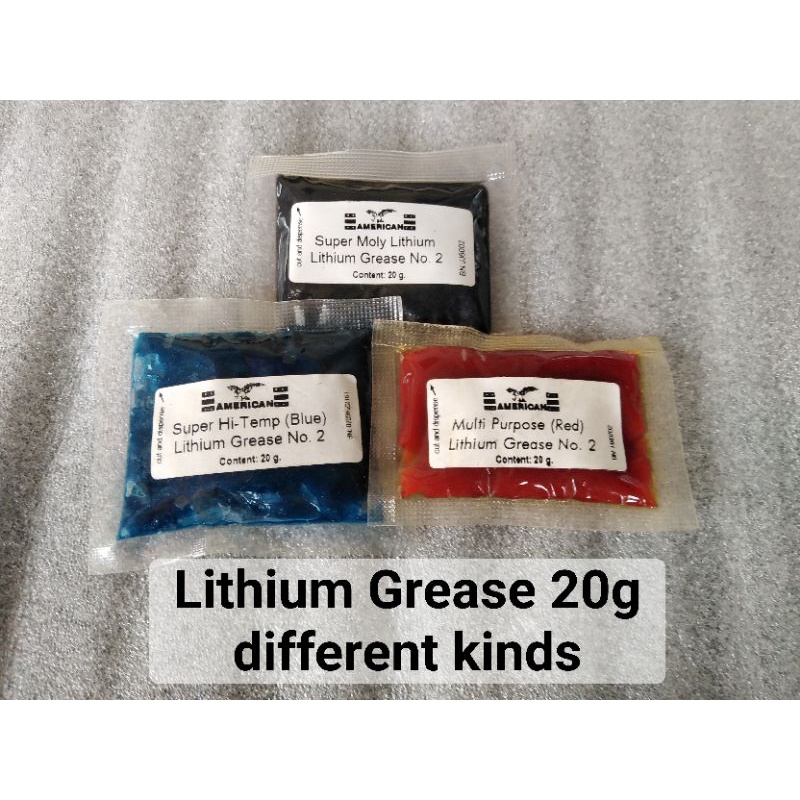 Lithium Grease 20g different kinds | Shopee Philippines