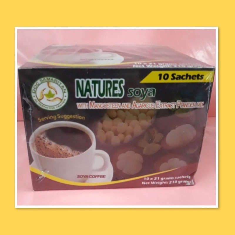 Natures Soya Coffee Doc Samaritan Authentic x 10’s | Shopee Philippines
