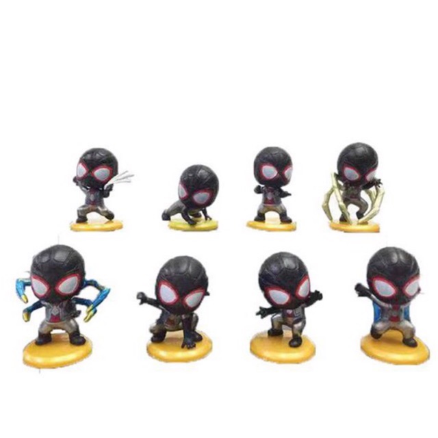 Marvel Spider Man Mini Set Of 8 Figure | Shopee Philippines