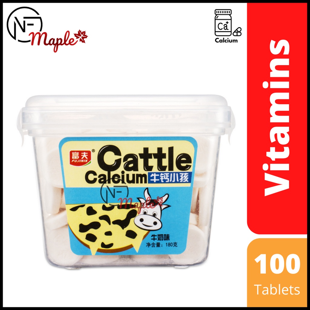 【NF Maple】Cattle富夫 Calcium Tablets 180g | Shopee Philippines