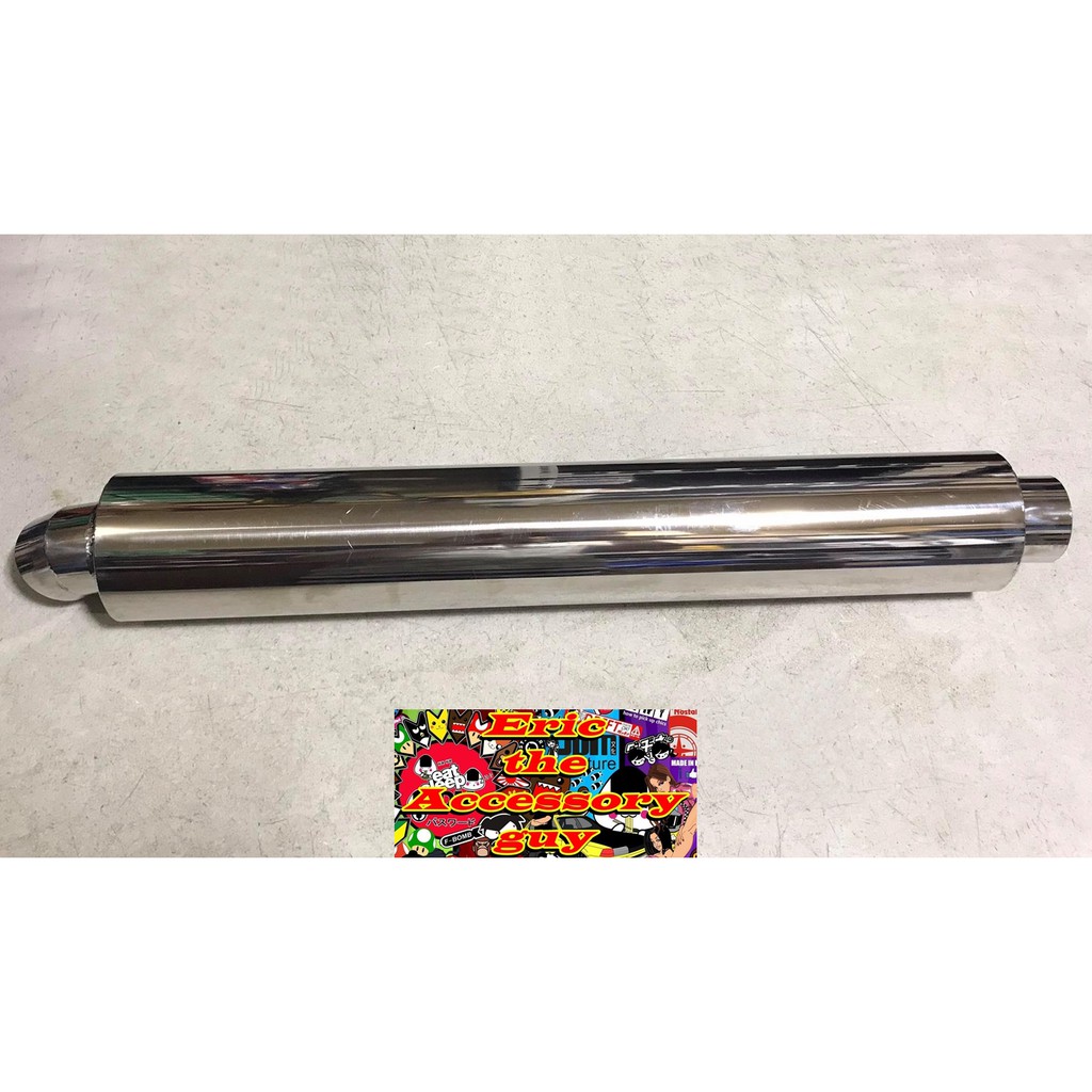 Scuv racing muffler Stainless Steel (24 inches) | Shopee Philippines