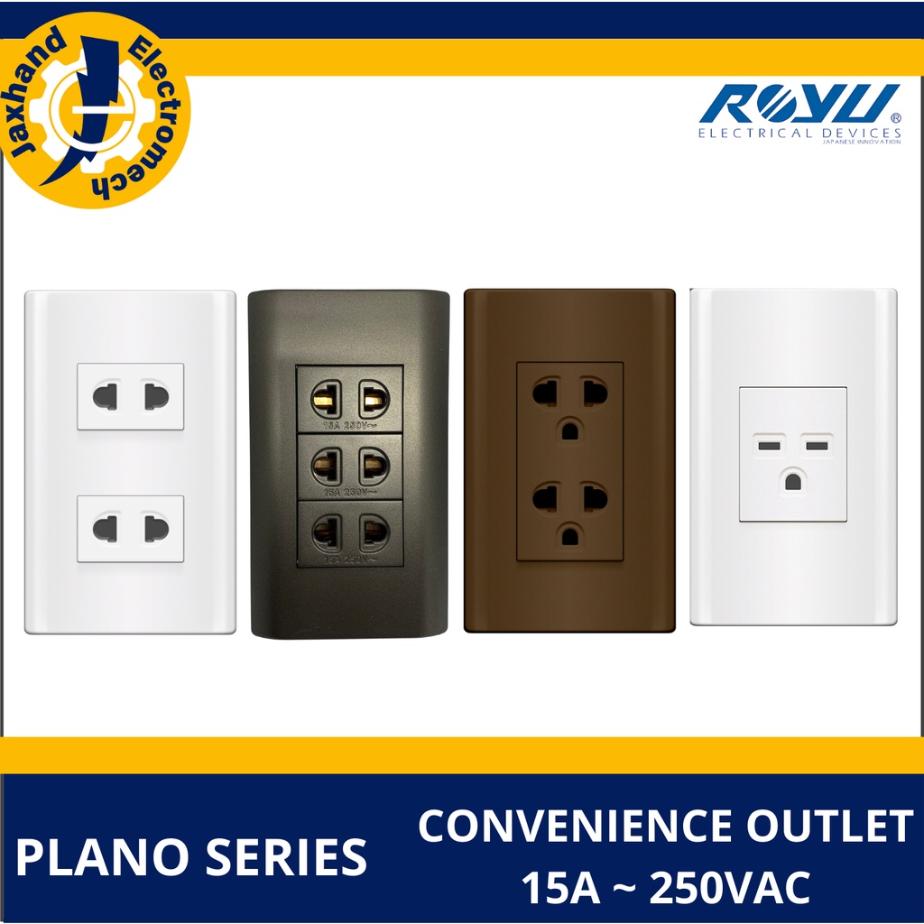 Royu Plano Series Outlets Dark Wood, White and Dark Gray | Shopee ...
