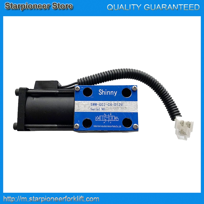 Forklift solenoid valve SWM-G02-C4-D12V for Heli Hangcha EP Liugong 3 plug pin | Shopee Philippines