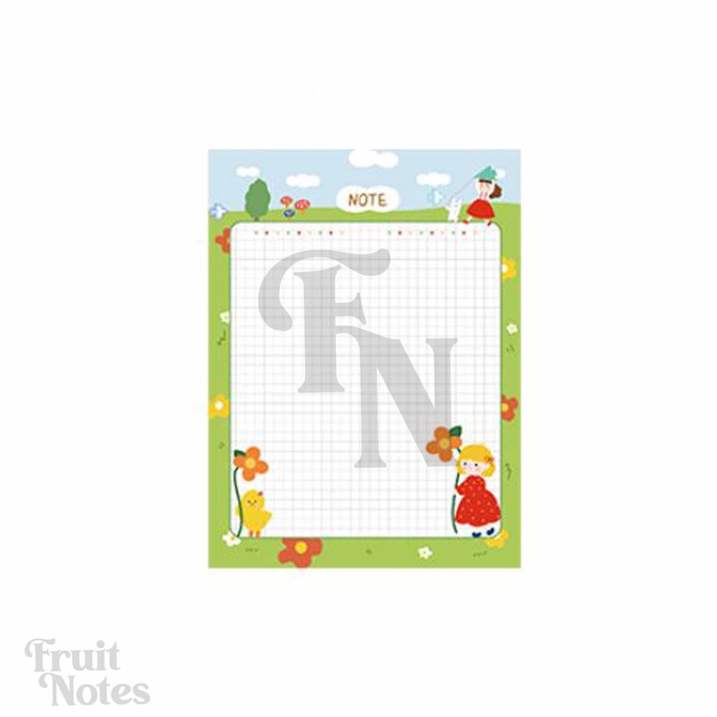 SN241 50 sheets Modern Girl Theme Notepad | Shopee Philippines