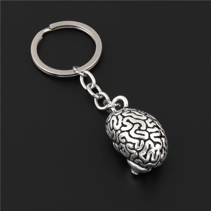 1Pc 3D Doctor Brain Keychain Medicine Organs Body Parts Keyring For ...
