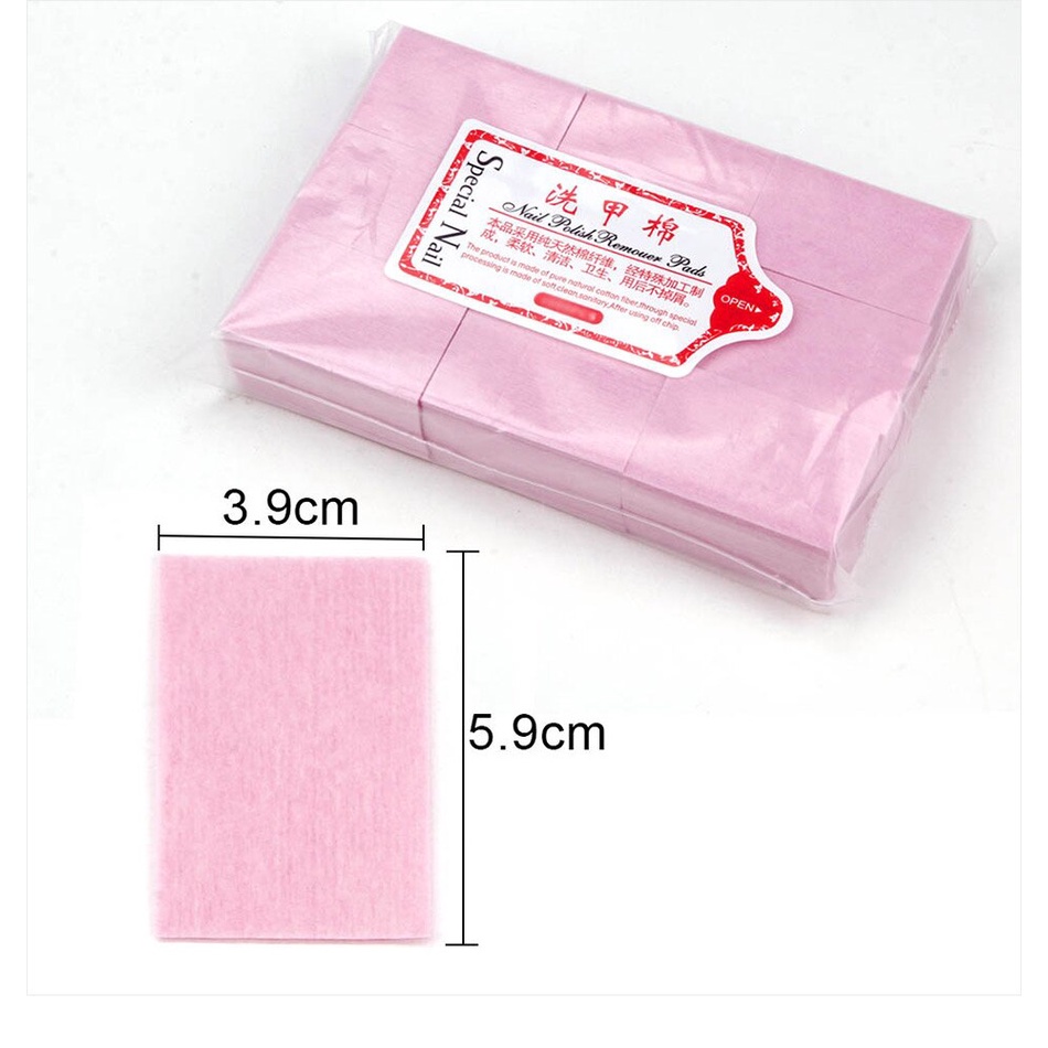 Ecoplanet COD#Nail Pad Wipes Acetone Pad 800PCS Professional Nail wipes ...
