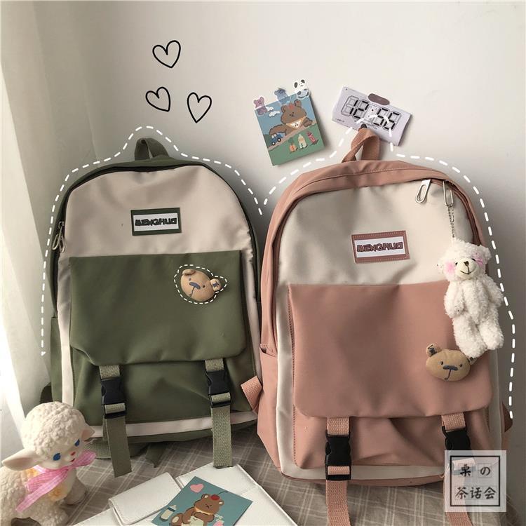 Backpack Tea Party Korean Version ins Style Japanese Harajuku Cute Girl ...
