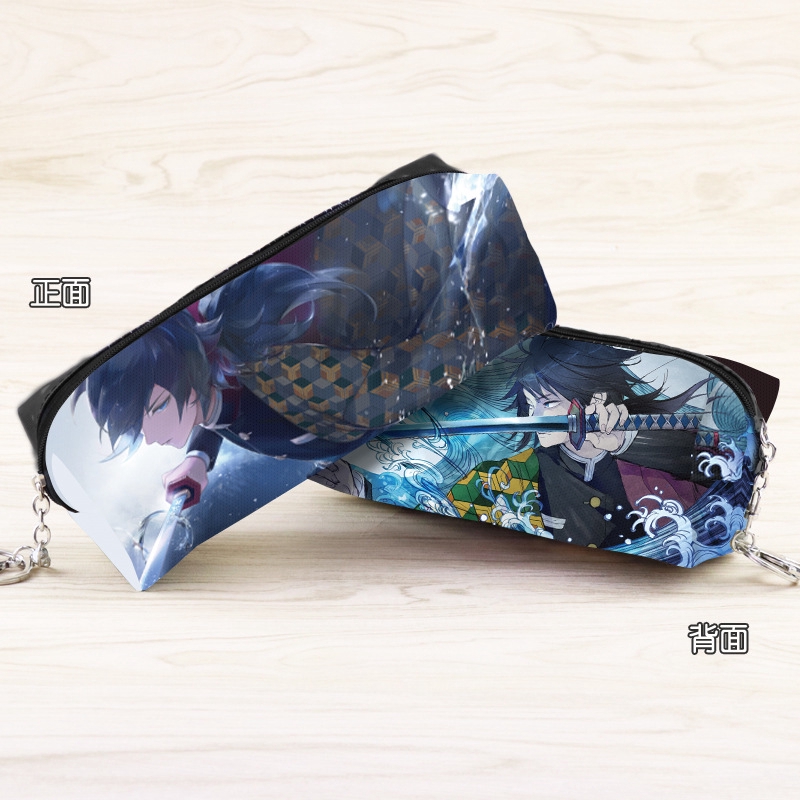 Anime Demon Slayer Zipper Pencil Pouch Kimetsu no Yaiba Tomioka Giyuu ...