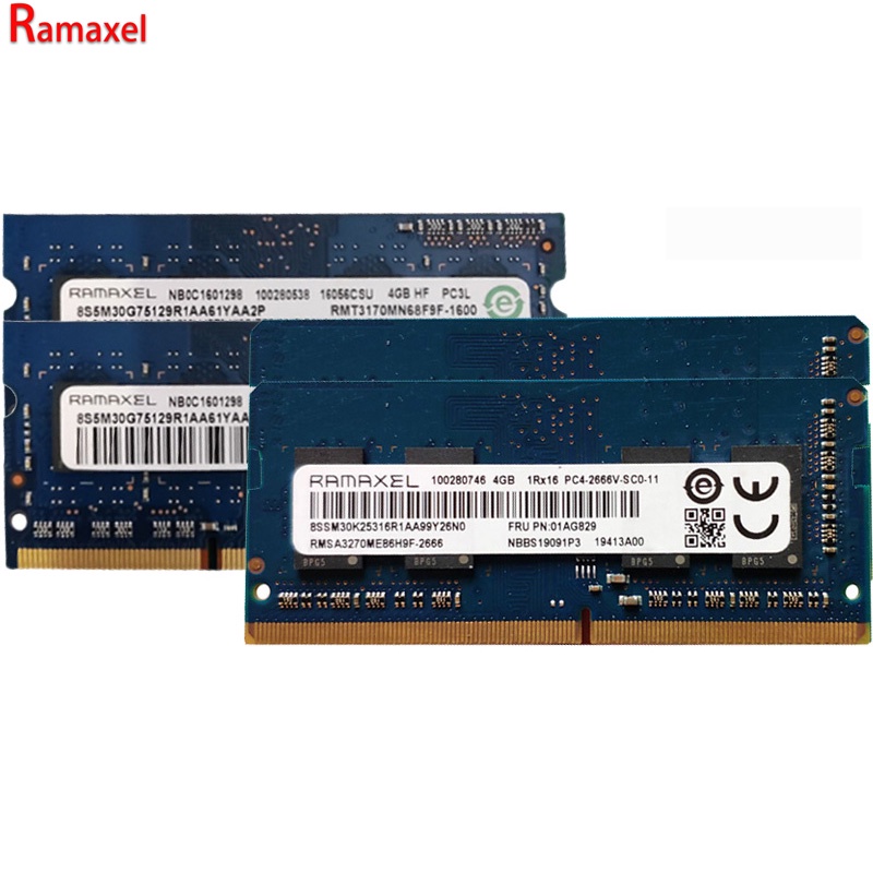 Ramaxel Laptop Ddr3 Ddr3l Ddr4 4gb 8gb Ram 1333 1600 2133 2400 2666mhz Memory Sodimm Shopee