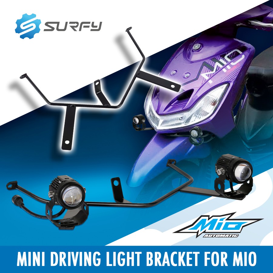 Mio Sporty Soulty Led Light Bracket Holder For Mini Driving Bluewater ...