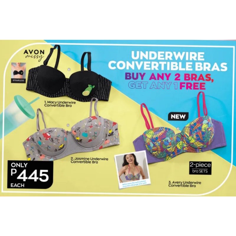 Avon Missy bra ( buy 2 take 1 free) | Shopee Philippines