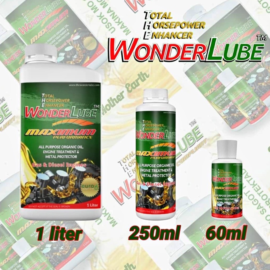 The New Wonderlube Maximum Performance Engine Racing Oil - 60ml/250ml ...
