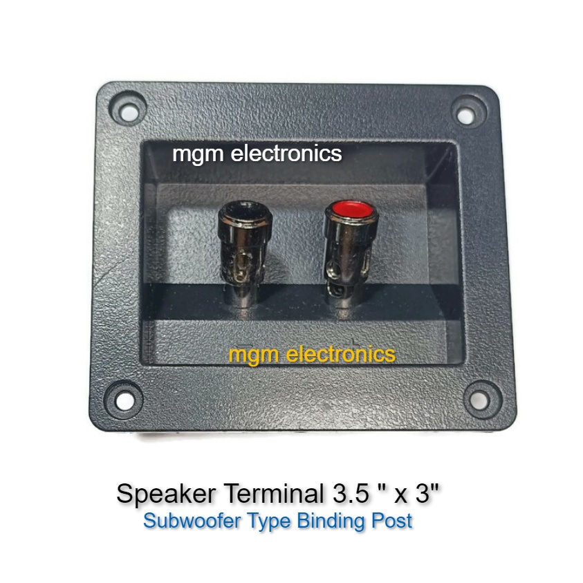 1pc. Speaker Terminal Rectangular 3.5 inches x 3 inches , Subwoofer ...
