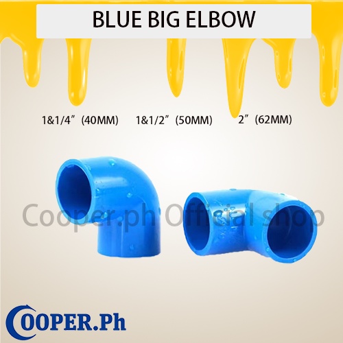 goflex blue elbow big size PVC water blue piping system (1&1/2")(1&3 ...