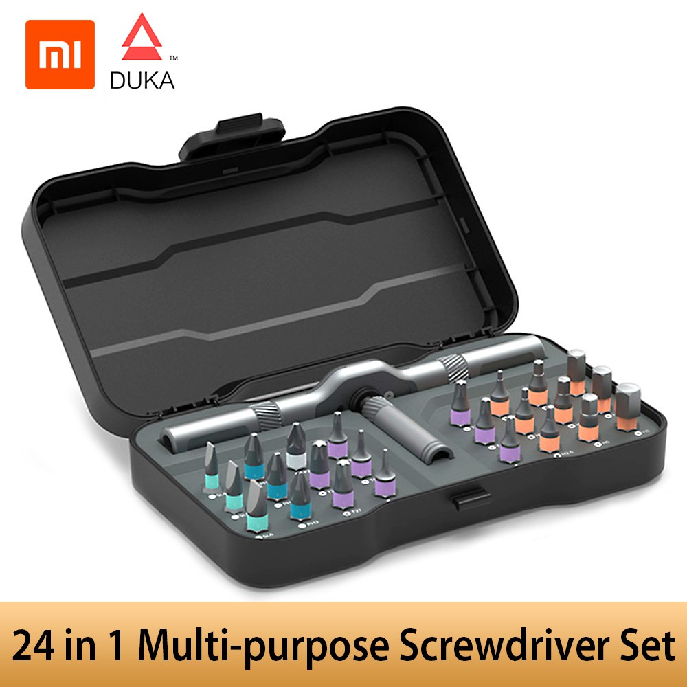 DUKA RS1 Screwdriver Set 24 in 1 Multi-purpose Ratchet Wrench ...