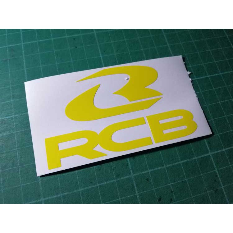RCB STICKER COLORED (NON-REFLECTIVE) | Shopee Philippines