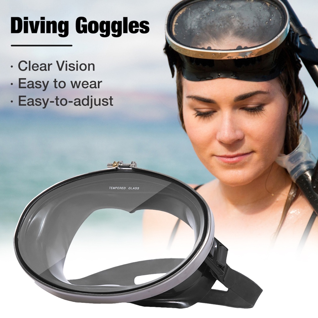 Professional Underwater Diving Masks Adult Silicone Anti-Fog Diving ...