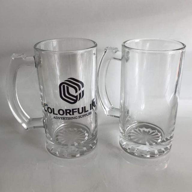 Transparent Beer Mugs 170z / height 15cm for print | Shopee Philippines