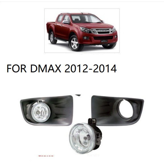Car front bumper fog light cover frame for ISUZU D-MAX DMAX 2012 2013 2014 Car bumper fog lamp ...