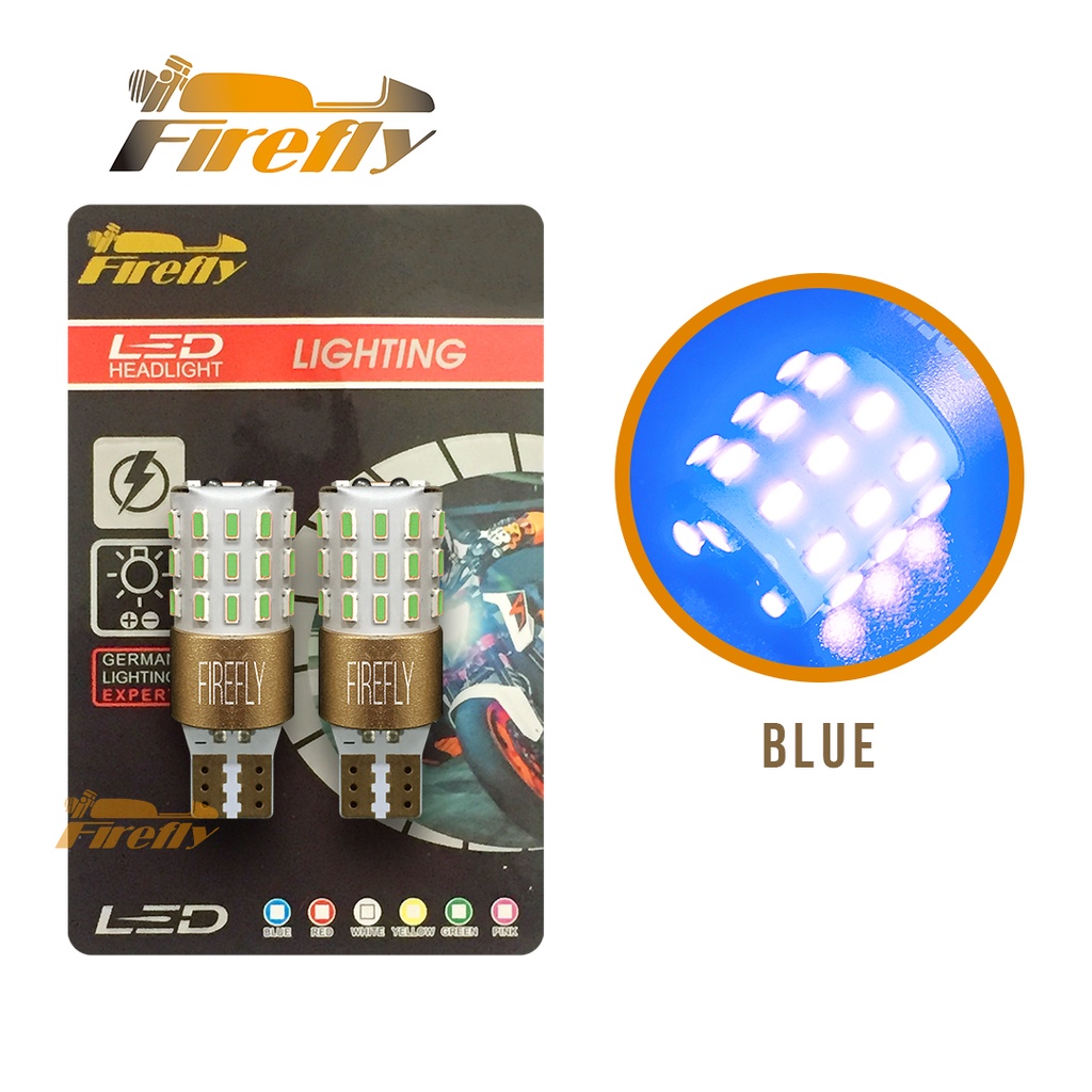 Firefly Motorcycle T10 LED Park Light Singel Color Signal Light 12V ...