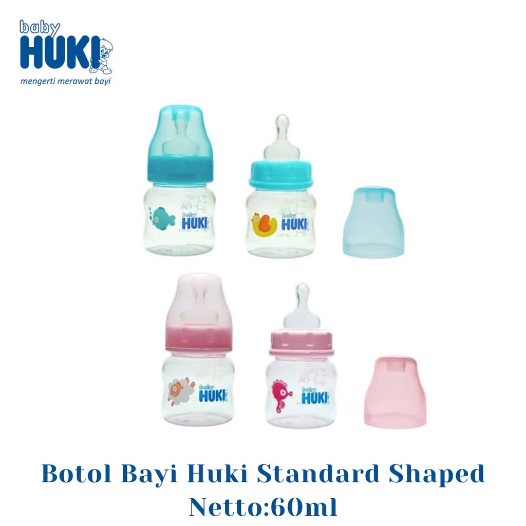 60ml Standard Shape Huki Baby Bottle | Shopee Philippines