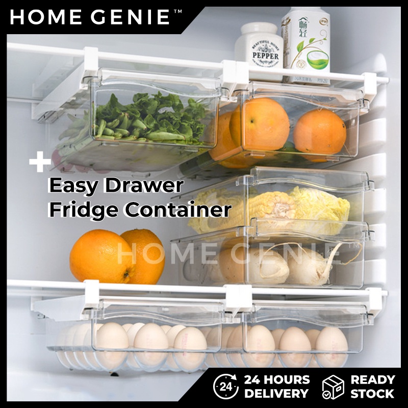 Container Drawer Refrigerator Organizer Transparent Egg Tray Fridge ...