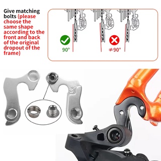LONGGO Mountain Bike RD Hanger Dropout Rear Gear Mech Bicycle alloy ...