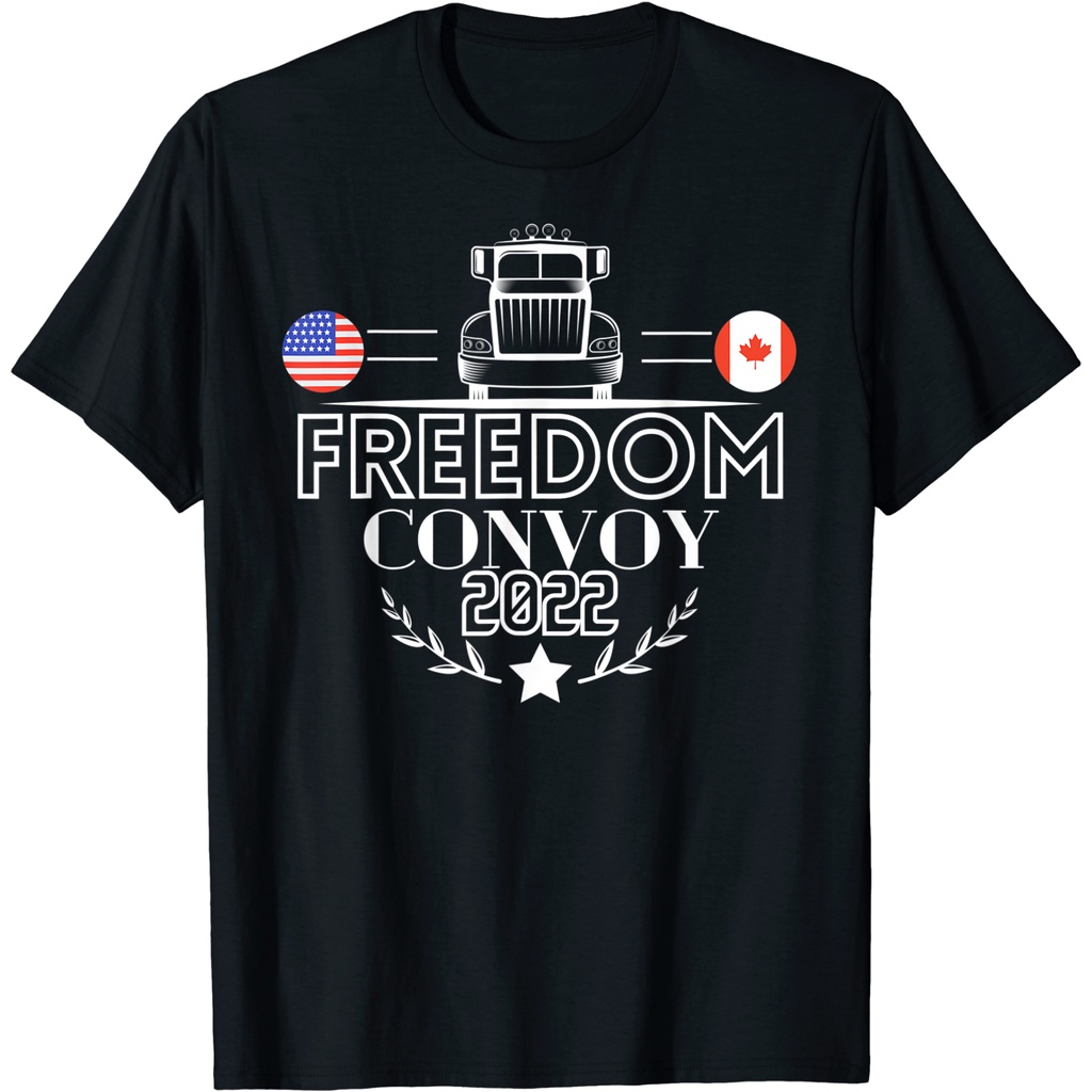 Canada Freedom Convoy 2022 Canadian Truckers Support-Shirt | Shopee ...