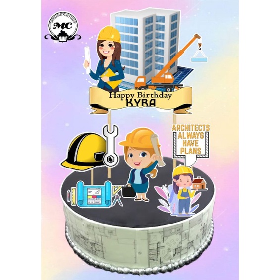 Architect Customize Cake Topper | Shopee Philippines