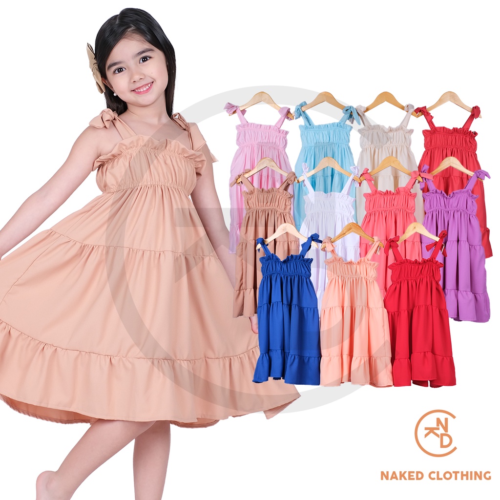 NAKD FASHION KIDS PENELOPE CUTE BABY GIRL LAYERED SKATER DAILY DRESS ...