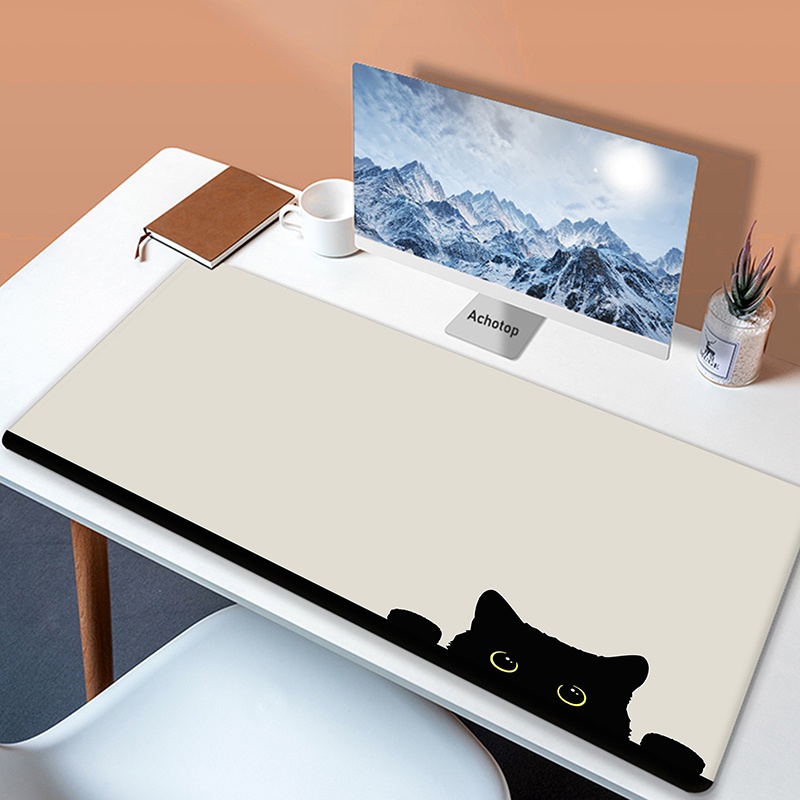 Large Cute Cat Paw Mousepad Kawaii Cat Mouse Mat Table Pad XXL Non-Slip ...