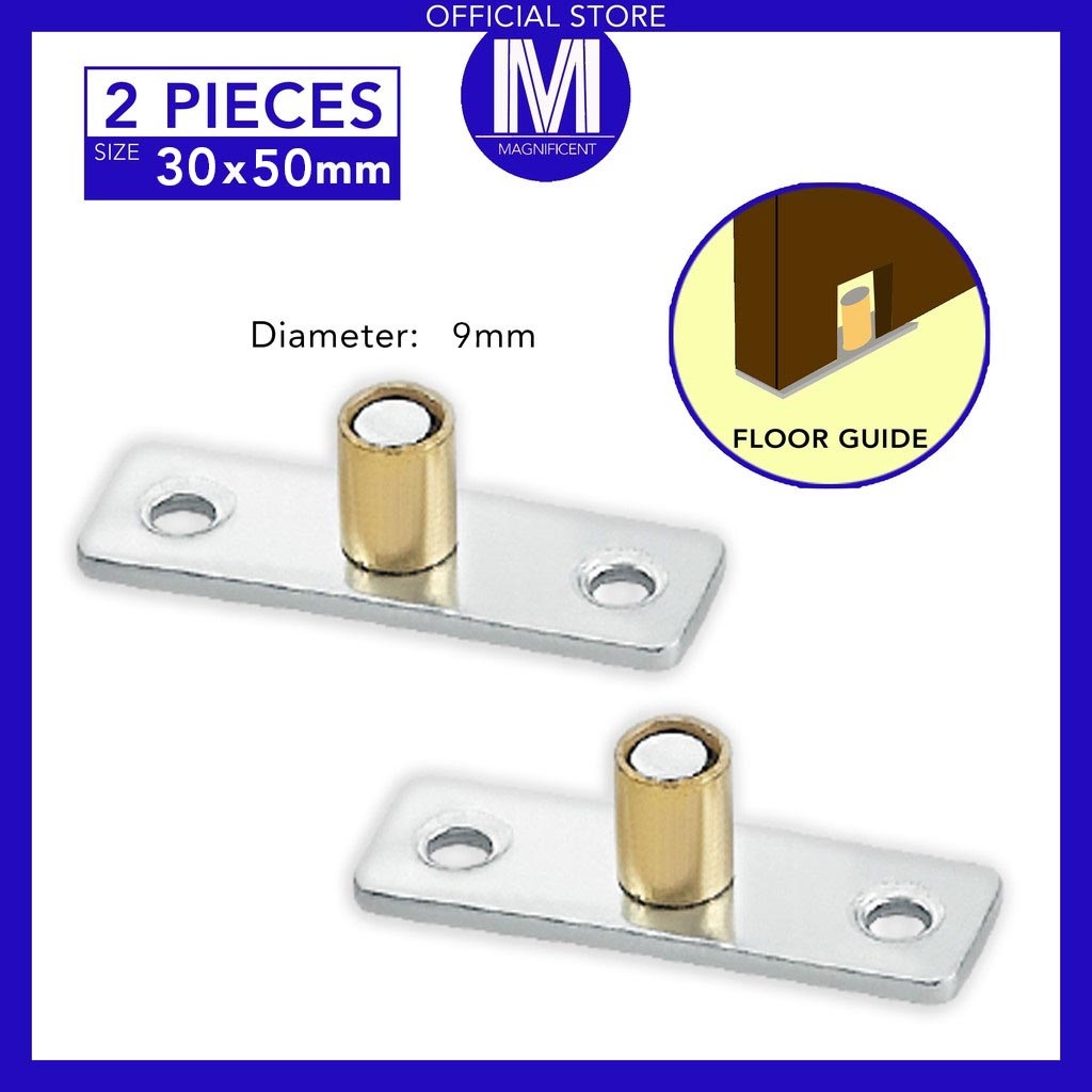 Floor Guide For Sliding Door Hanging Roller (2 Pieces) | Shopee Philippines