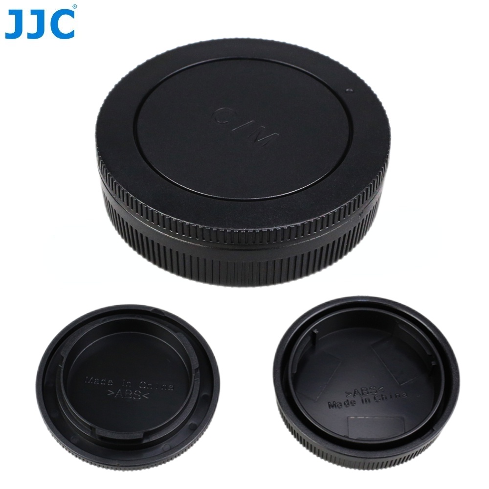JJC Canon EF-M Mount Camera Body Cap & Rear Lens Cap Cover Kit (2 PCS ...
