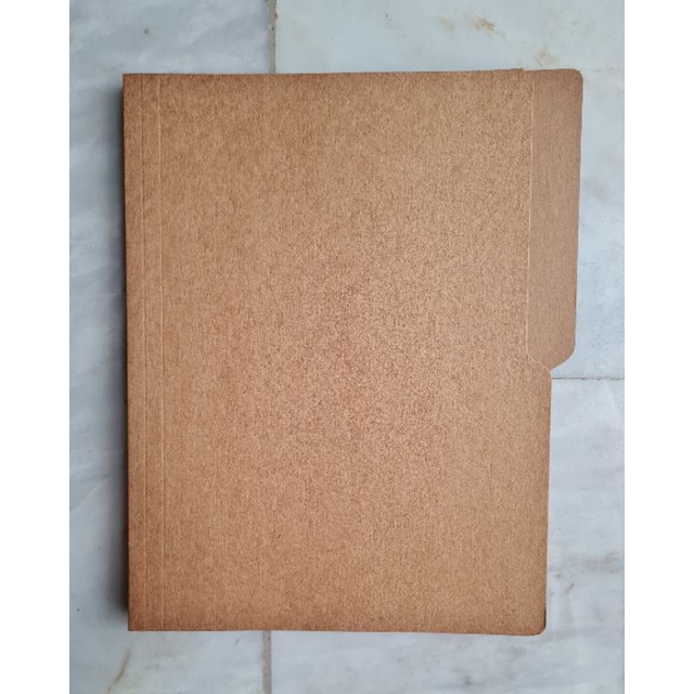 Kraft FOLDER Brown File FOLDER Veco SHORT 14pts Thick (10Pieces ...